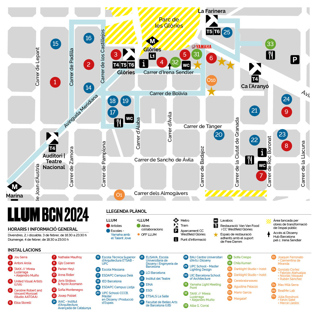 Itineraries | Llum BCN